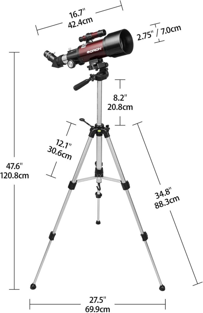 Orion GoScope III 70mm Refractor Telescope Kit Review ...